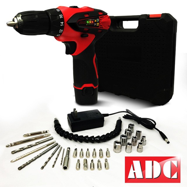 ADC艾德龍 12V鋰電18段雙速電動鑽豪華全配組JOZ-LS-12ED | 蝦皮購物
