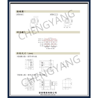 安良 ANLY 計時器 雙調型限時繼電器 ATDV-NA/NB/NC ATDVNA ATDVNB ATDVNC | 蝦皮購物