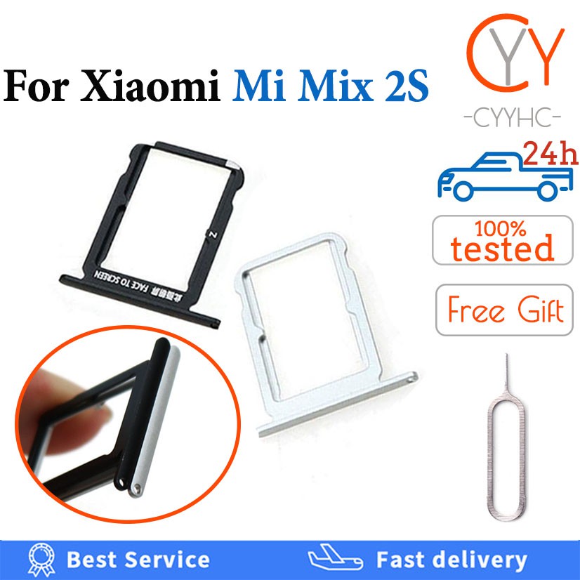 XIAOMI MI 全新高品質小米 Mi MIX 2S SIM mix2S 卡托盤插槽支架支架讀卡器更換零件 | 蝦皮購物