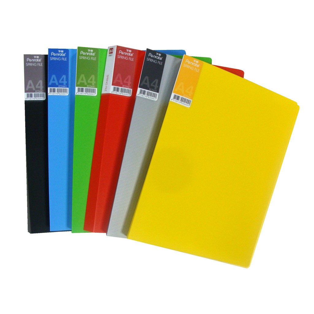 筆樂PENROTE★A4中彈簧夾【隨機不挑色】EC0441 | 蝦皮購物