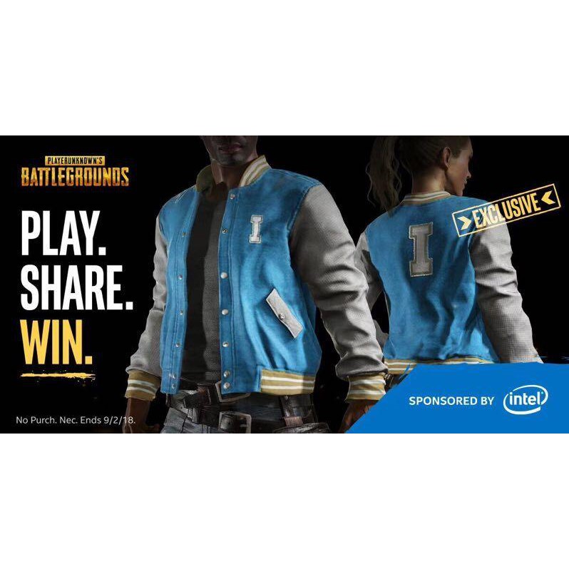 絕地求生 PUBG intel吃雞聯名限定夾克 Jacket | 蝦皮購物