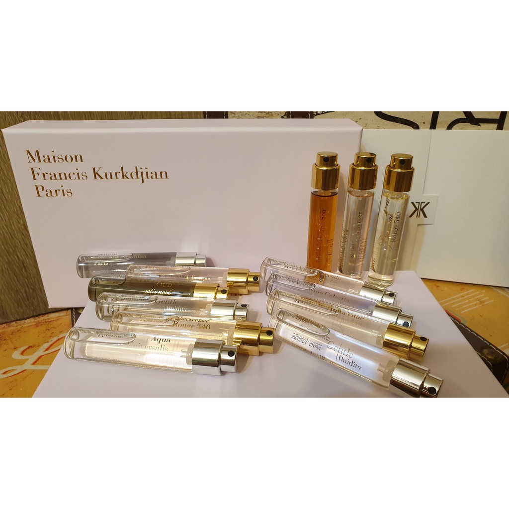 【呈選物】MFK 原廠 11ml 旅行香 540 皇后玫瑰 中間之水 阿米香樹 晨曦 自由之我 絲緞情懷 香水夾 隨身瓶 | 蝦皮購物