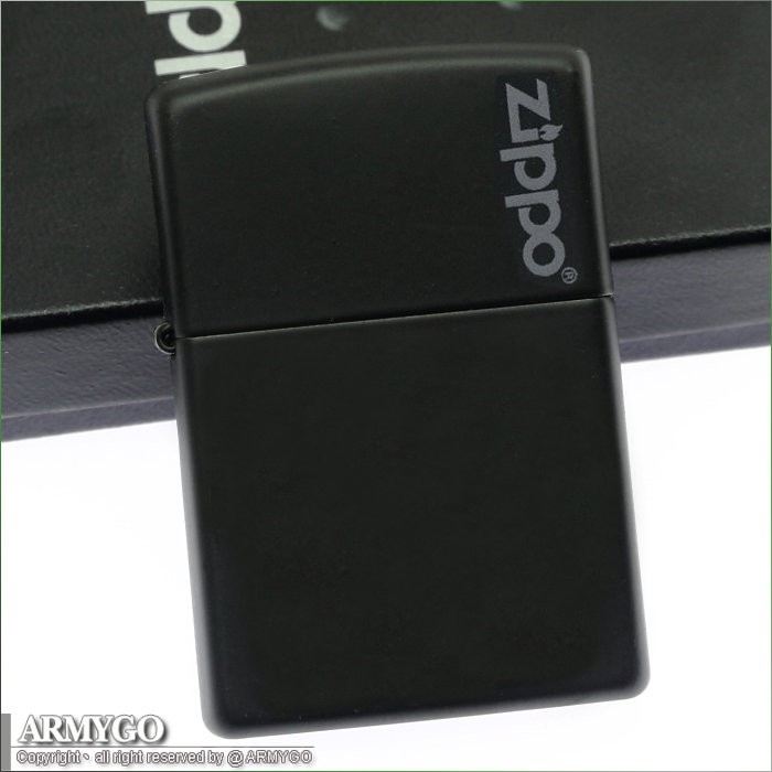 【ARMYGO】ZIPPO原廠打火機-黑色烤漆 NO.218ZL | 蝦皮購物