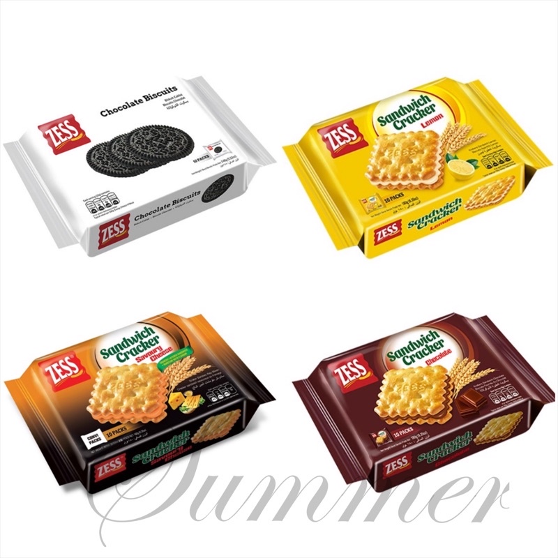 🌸Summer🌸現貨.刷卡 出清 馬來西亞ZESS巧克力餅乾148g、檸檬夾心180g、起司夾心180g、巧克力夾心餅乾 | 蝦皮購物