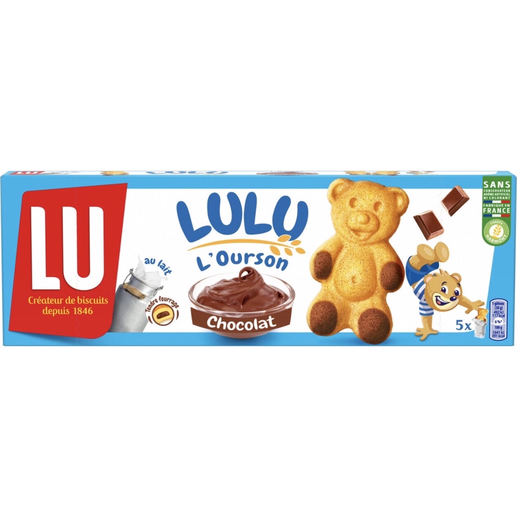 現貨+預購🔸法國購入🇫🇷LU軟小熊lulu巧克力.草莓小蛋糕/小甜點/甜食/小孩最愛/經典常備小點心 | 蝦皮購物