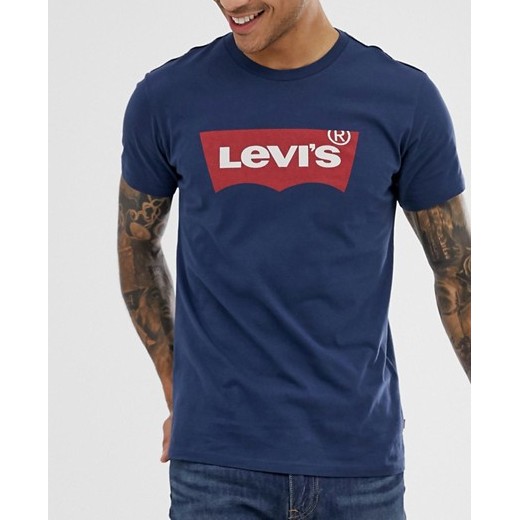 Levi's LOGO 海軍藍 短袖T恤【S】【M】美國購入 177830139 全新 現貨 | 蝦皮購物