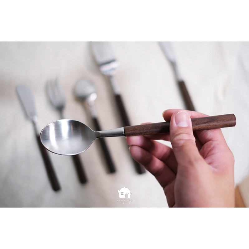 日本SALUS | 溫潤紅木手柄餐具系列 | 蝦皮購物