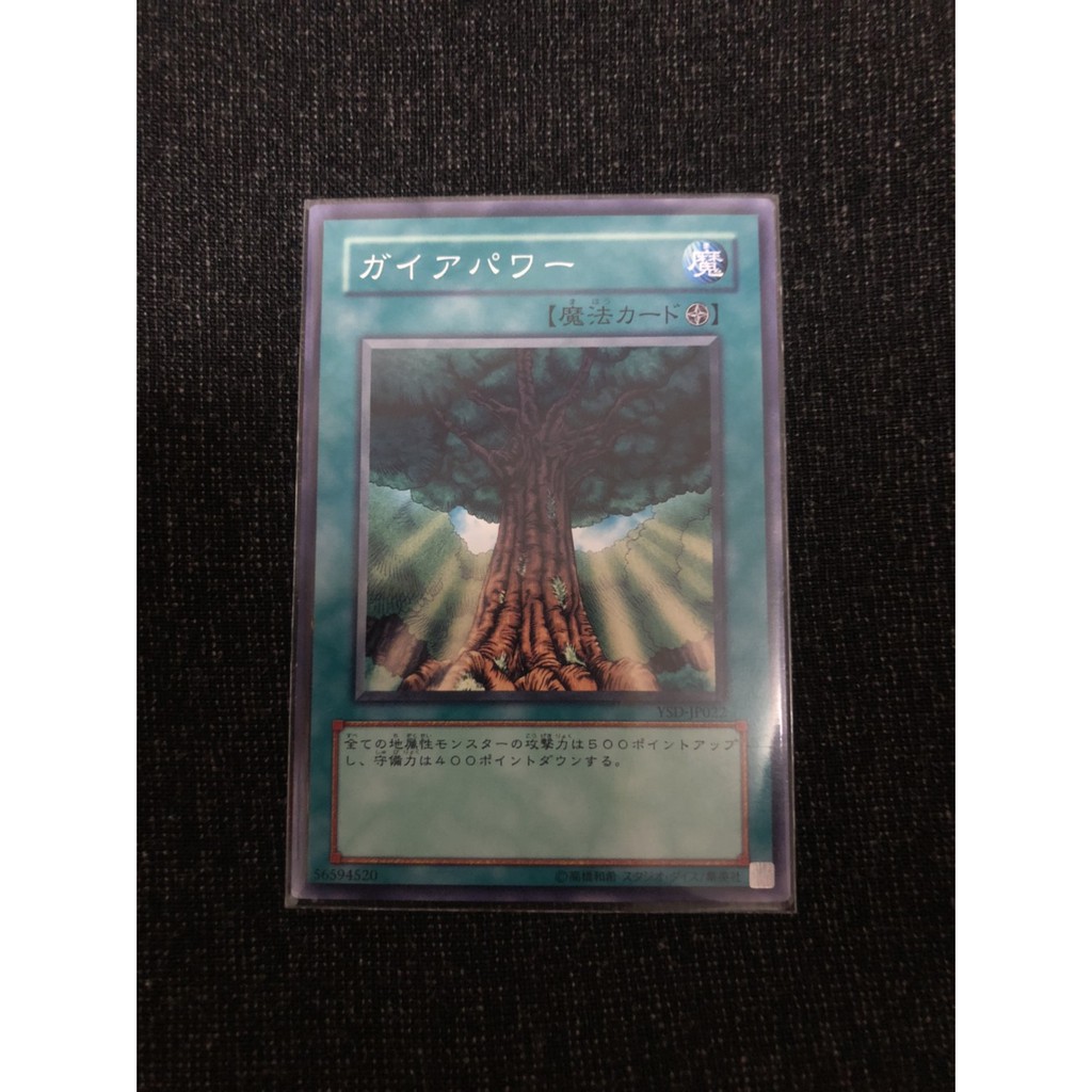 遊戲王 YSD-JP022 蓋亞之力 (普卡) | 蝦皮購物