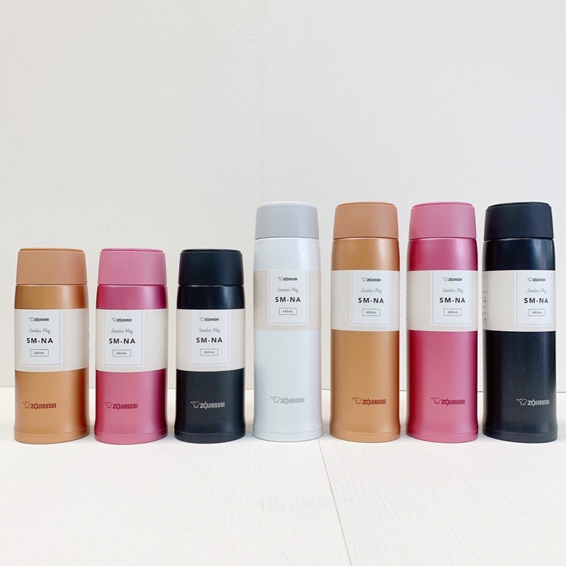 【象印】可分解杯蓋不鏽鋼真空保溫杯0.36L/0.48L SM-NA36/SM-NA48 | 蝦皮購物