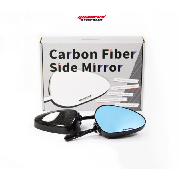 華信車業 Goworks SIMOTA 後照鏡前移 卡夢後照鏡 橢圓型跑車款(FORCE/SMAX) | 蝦皮購物