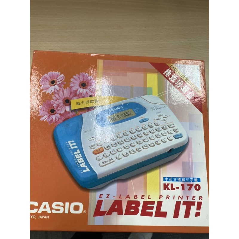 CASIO KL-170,中英文標籤印字機,6,9,12,18mm標籤帶,內附9mm標籤帶 | 蝦皮購物