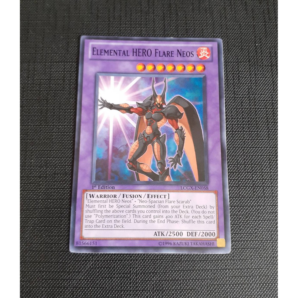 遊戲王 lcgx-en058 元素英雄火焰新宇俠 美英一刷 | 蝦皮購物