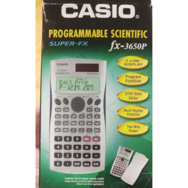 Casio 卡西歐 Super-Fx fx-3650p 工程計算機 | 蝦皮購物