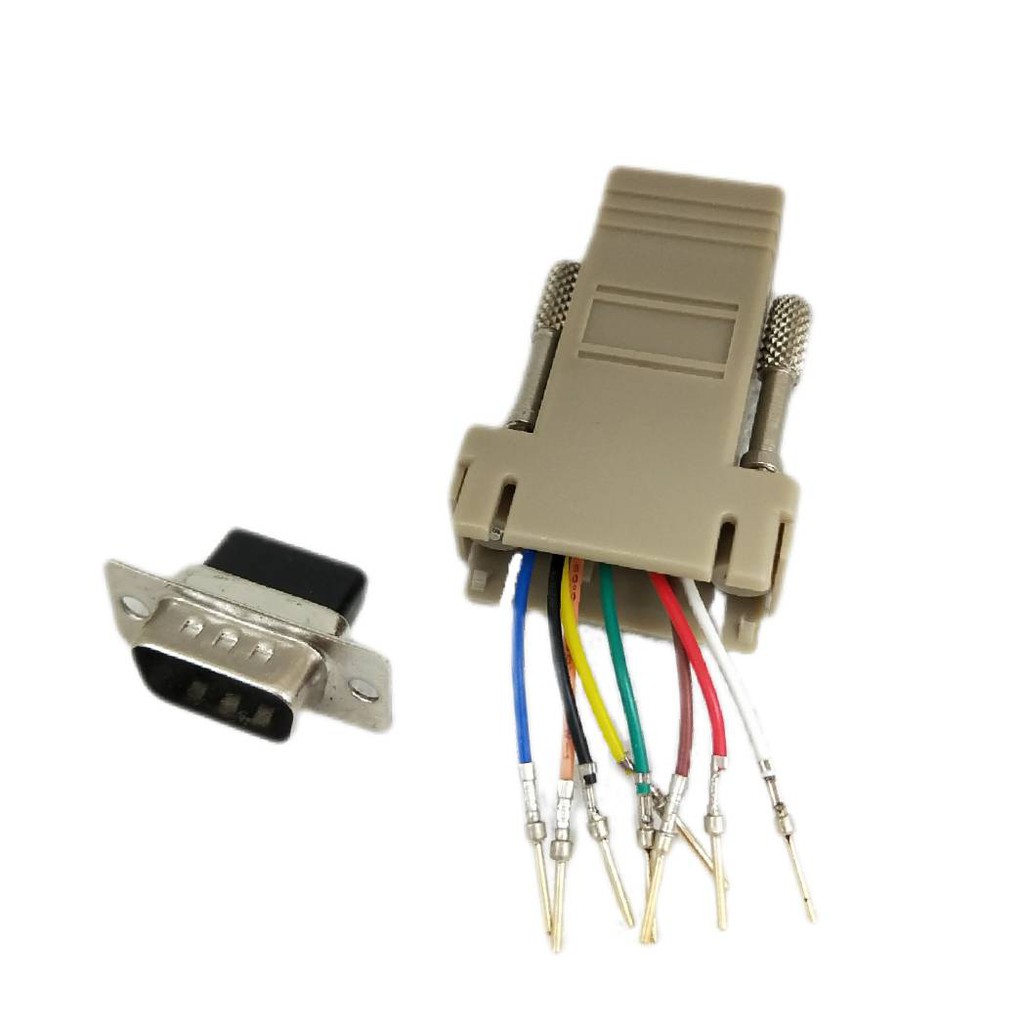 DB9轉RJ45 D-SUB轉RJ45 9PIN RS232 R422 RS485 網路接線 | 蝦皮購物