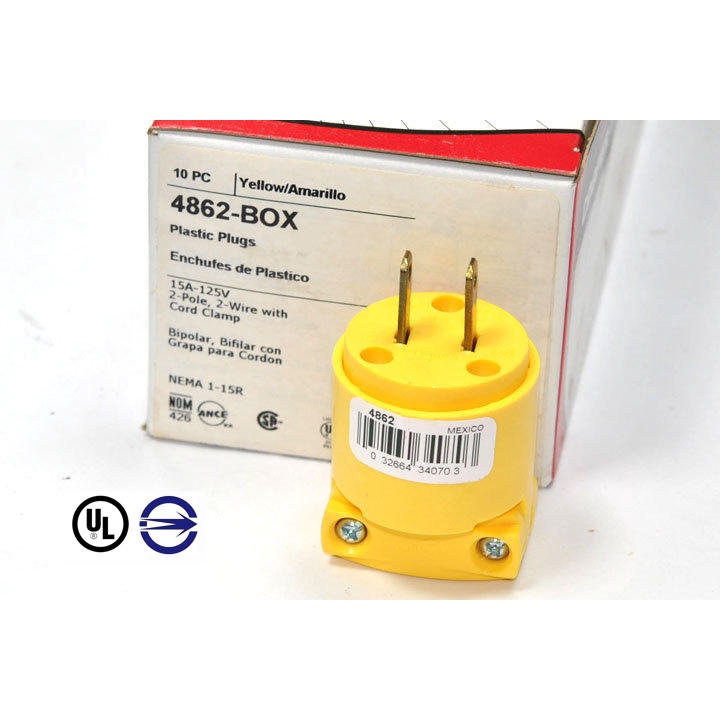 美國 EATON COOPER 4862 15A 125V NEMA 5-15 插頭 BSMI認證 | 蝦皮購物