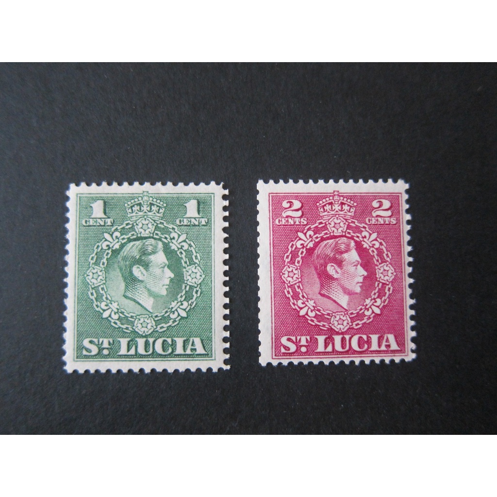 【雲品】聖盧西亞St Lucia 1949 Sc 35a-36a MH 庫號#BP13 71451 | 蝦皮購物