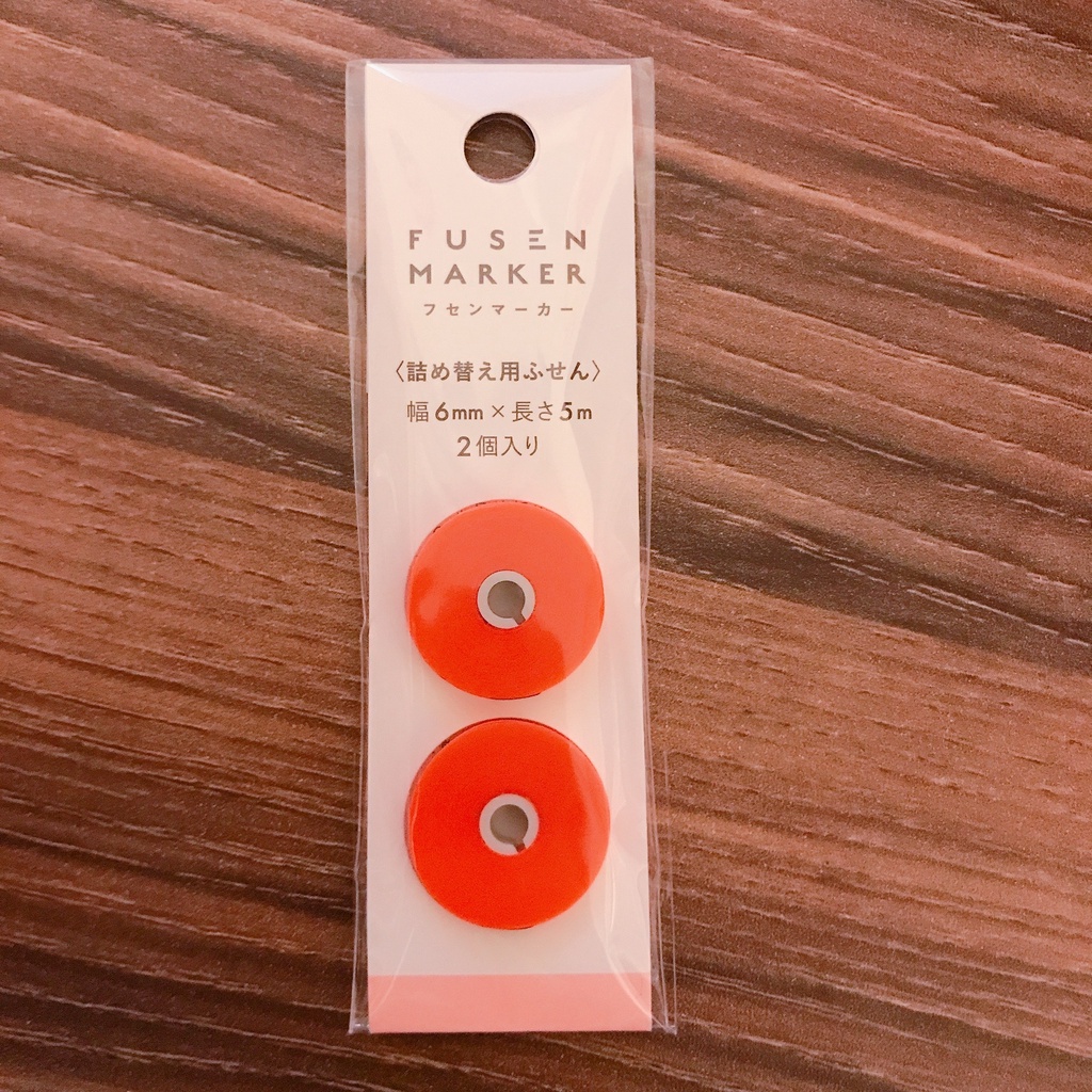 甘美堂 kanmido FUSEN MARKER 記號標籤貼紙補充替換帶(現貨/1組2入 ) | 蝦皮購物
