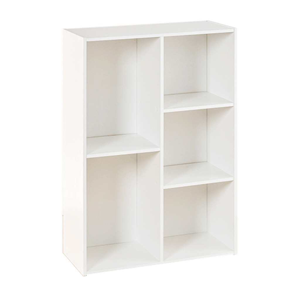 雙色可選【ikloo】文創多功能五格櫃BC337-雙色可選/置物架/組合櫃/五格/書櫃/收納/書架- | 蝦皮購物