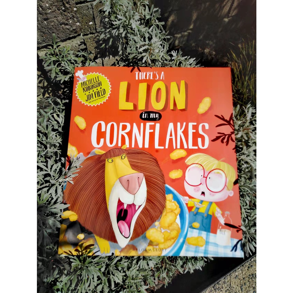 現貨🍀平裝英文幽默繪本There's A Lion in My Cornflakes🍀缺書店 | 蝦皮購物