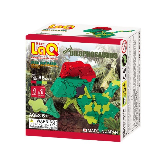 【LaQ】Q版雙冠龍 (88pcs) 日本製造立體3D拼接積木/益智玩具/台灣獨家代理 | 蝦皮購物