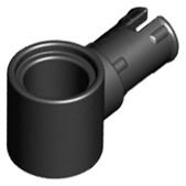 【小荳樂高】LEGO 黑色 帶pin圓孔連接器 Pin Lengthwise Hole 6073231 15100 | 蝦皮購物