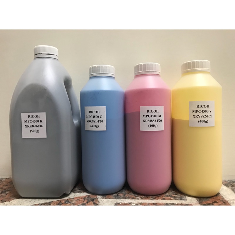 理光Ricoh Mpc3000 3500 4500 4000 5000 bkymc四色副廠填充粉 | 蝦皮購物