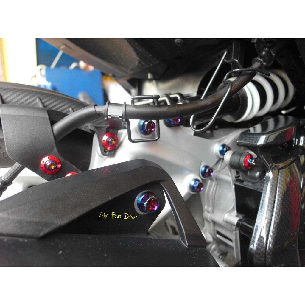 『六扇門』SFD 最底價 FORCE SMAX ABS 排骨螺絲 右側鈦螺絲 鈦螺絲 燒鈦 鍍鈦 造型螺絲 排氣管 卡鉗 | 蝦皮購物