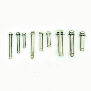 【singcoco】小尺寸 白鐵 平頭 內牙式壁虎 內牙壁虎 擊撐式 牆壁 水泥牆 內牙式膨脹螺絲 鑽孔 | 蝦皮購物