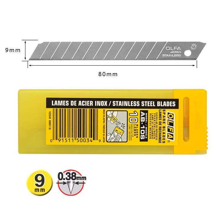 OLFA 小型美工刀(SVR-1) 細工刀(SAC-1) 刀片(AB-10S)(SAB-10B)【久大文具】0147 | 蝦皮購物