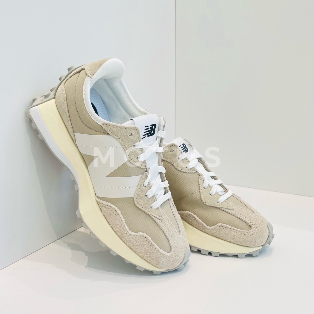 Motus | New Balance 327 女 米杏 休閒鞋 WS327EC | 蝦皮購物