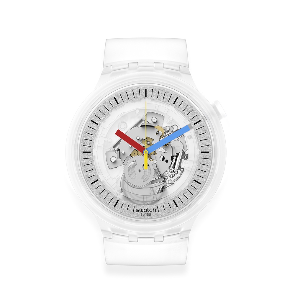 【SWATCH】CLEARLY 系列 綜合賣場 (47mm) 男錶 女錶 瑞士錶 透明系列錶 SB01K100 | 蝦皮購物