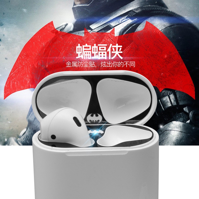 Airpods Pro 2 3 耳機金屬貼紙防塵貼片防刮蘋果藍芽耳機保護貼apple耳機充電盒airpod內蓋貼片鋼鐵人 蝦皮購物