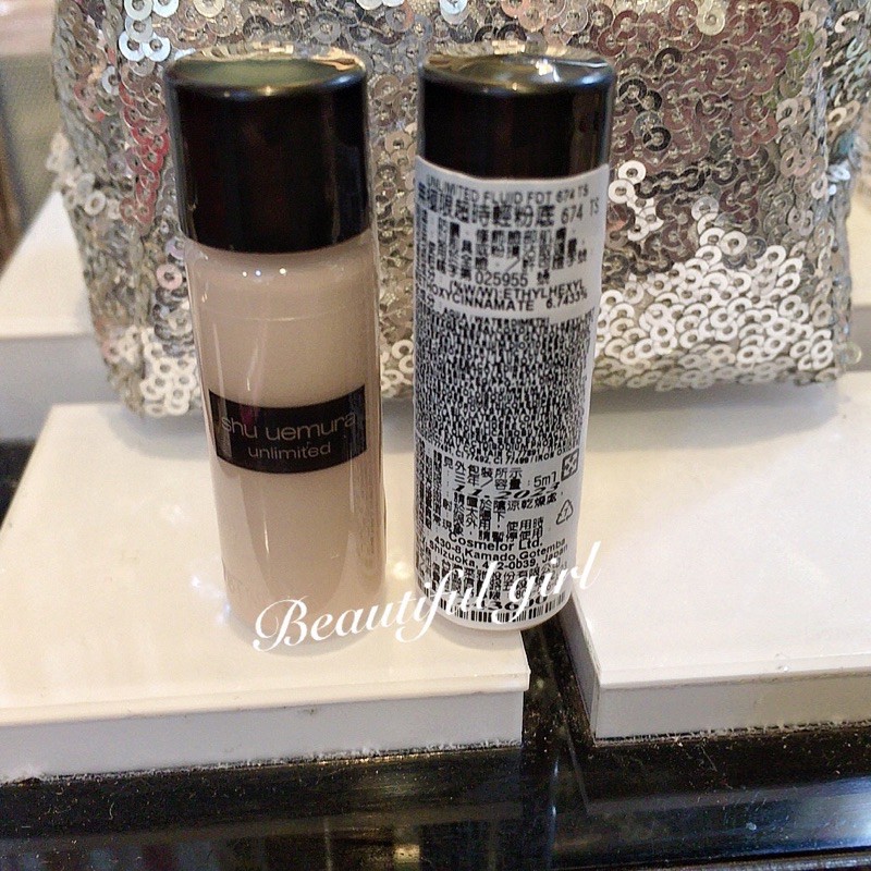 Shu uemura植村秀-無極限超時輕粉底5ml/SPF24 PA+++ #674自然偏白#774象牙亮白#664自然 | 蝦皮購物