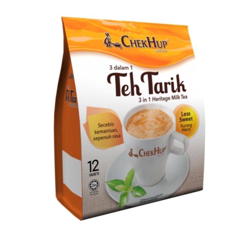 [現貨] 馬來西亞國內版 澤合 奶茶 三合一 減糖 420g 南洋拉茶下午茶 茶香濃 CHEK HUP MILK TEA | 蝦皮購物