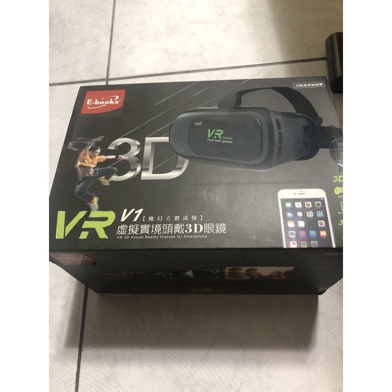 E-books VR V1 虛擬實境頭戴3D眼鏡/型號V1 | 蝦皮購物