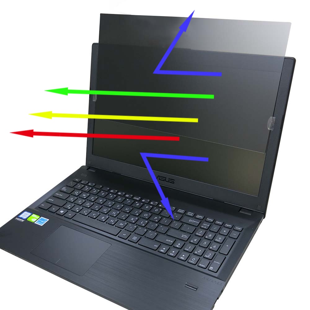 【Ezstick】ASUS P2540 P2548 防窺片｜檔片式固定設計｜防藍光/防眩光/左右或四向視角選擇 | 蝦皮購物