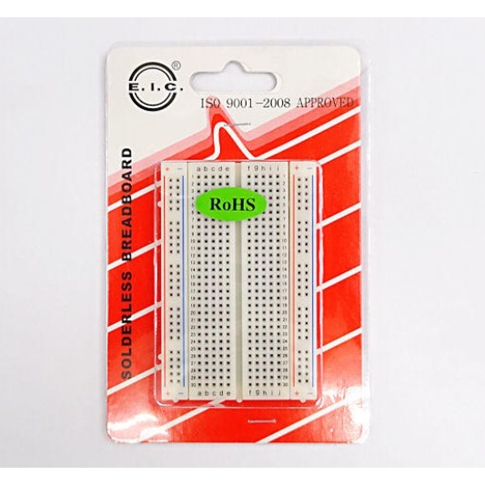 {新霖材料}台灣製造 全新現貨 EIC-801 億舟麵包版 耐用 彈片夾力好 400孔 麵包板 洞洞板 | 蝦皮購物