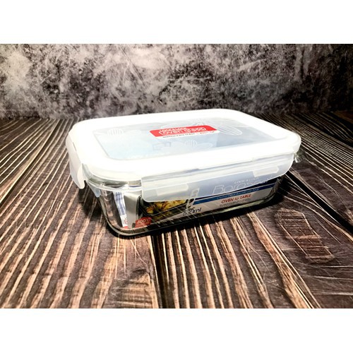 ~傳家寶~ 樂扣樂扣 LOCK&LOCK 微波烤箱長方型玻璃保鮮盒 微波便當盒 耐熱玻璃 LLG448 1.35L | 蝦皮購物