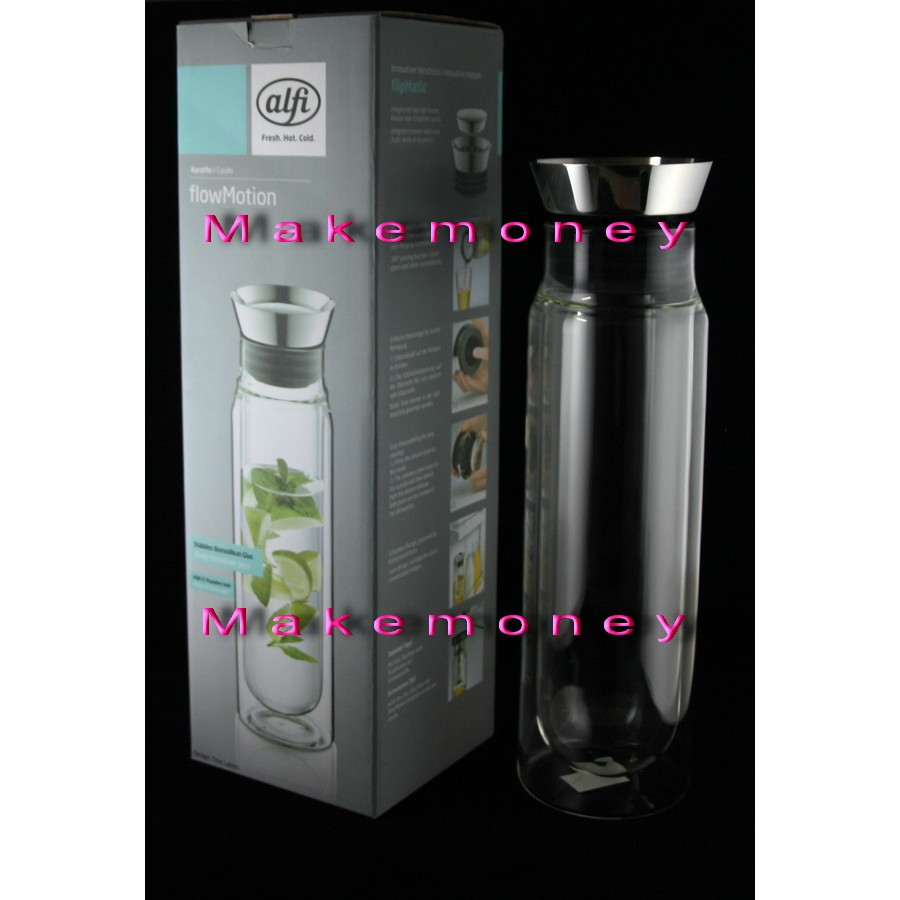 德國alfi愛麗飛 FLD-075-GL flowMotion 雙層玻璃冷水壺0.75L 榮獲德國國家設計獎殊榮 | 蝦皮購物