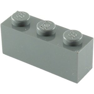 [樂磚庫] LEGO 3622 磚 基本型 深灰色 1x3 4211104 | 蝦皮購物