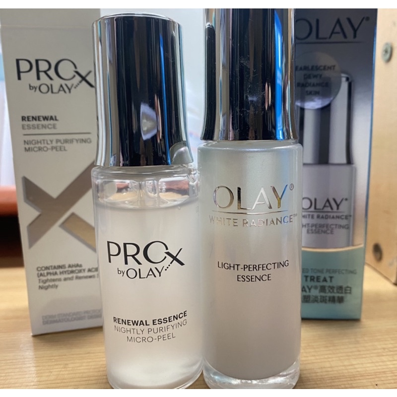 Olay高效透白光塑淡斑精華/Olay-prox煥膚淨瑕精華 | 蝦皮購物