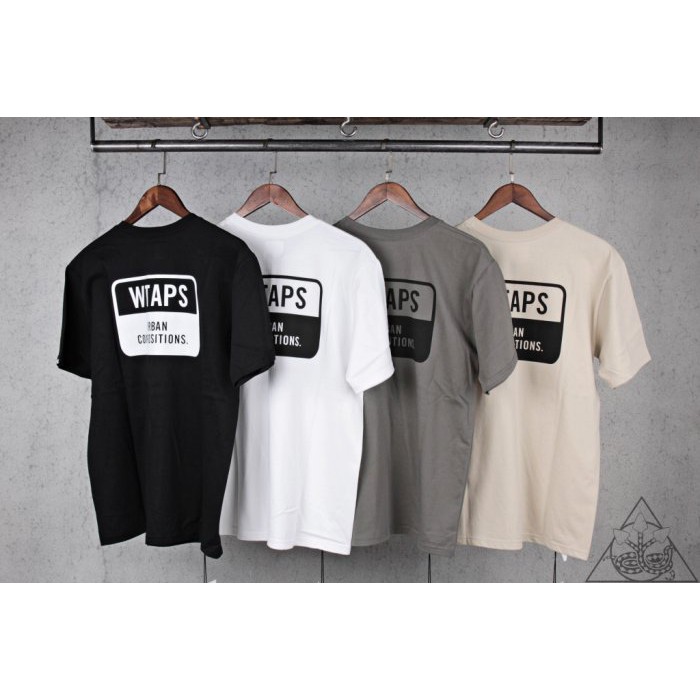【HYDRA】Wtaps WUC Tee 字體 車牌 Logo 純棉 短T【WTS105】 | 蝦皮購物