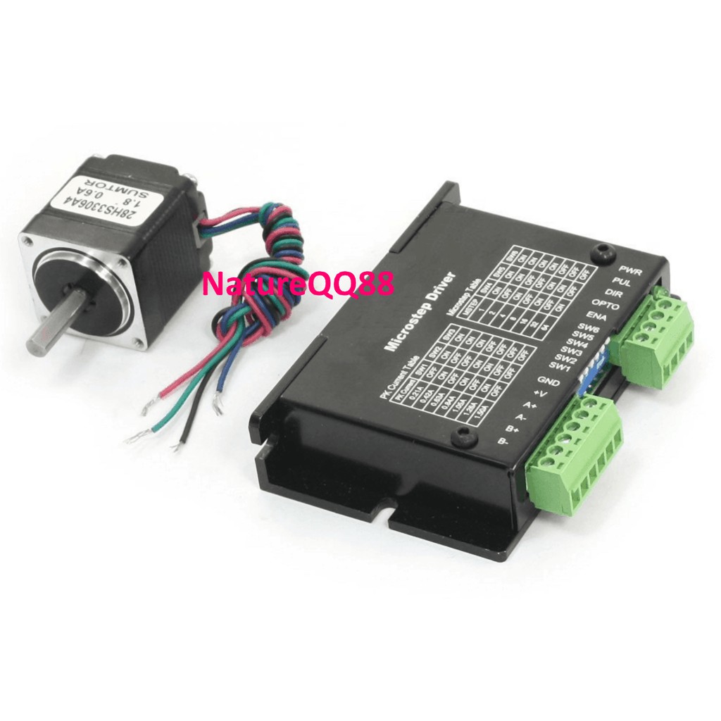 28步進馬達 迷你型 / 微型 28HS3306A4 兩相4線 含驅動器 2M415 | 蝦皮購物