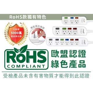 台灣製【RoHS 加大間距延長線】3P 最新安規 無焊點結構 安全 防火材質 電腦電源線 延長線 過載斷電【LD655】 | 蝦皮購物