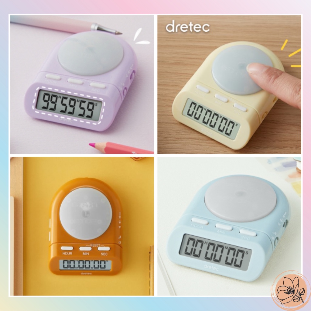 Dretec x 韓國學習計時器 T-186/台鐘 Led 時鐘迷你時鐘 | 蝦皮購物