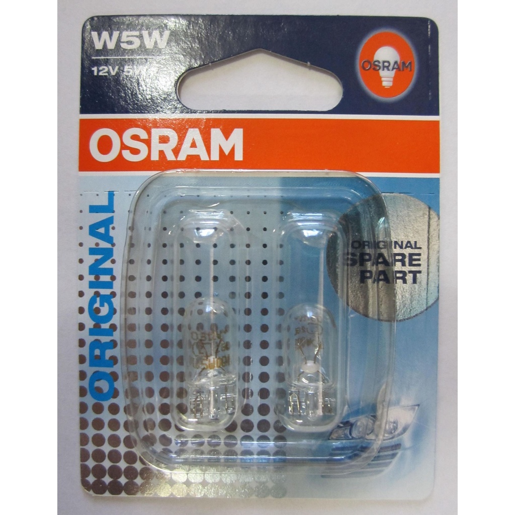 【OSRAM】T10 OSRAM原廠型 2825 12V 5W(車麗屋) | 蝦皮購物