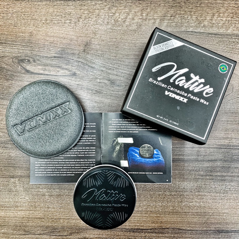 【946】Vonixx Native Black paste wax 巴西棕梠蠟 深黑色車專用 容量：100ml | 蝦皮購物