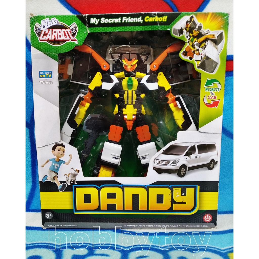 正版 HELLO CARBOT 衝鋒戰士 大型 Starex Dandy 大力 變形機器人 休旅車 廂型車 | 蝦皮購物