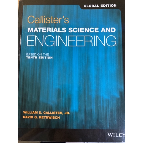 Callister's Materials Science and Engineering | 蝦皮購物
