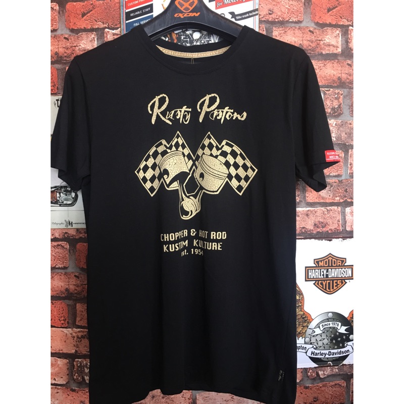 🇨🇿捷克🇨🇿RUSTY PISTONS 純棉短T -DEXTER 活塞造型 | 蝦皮購物
